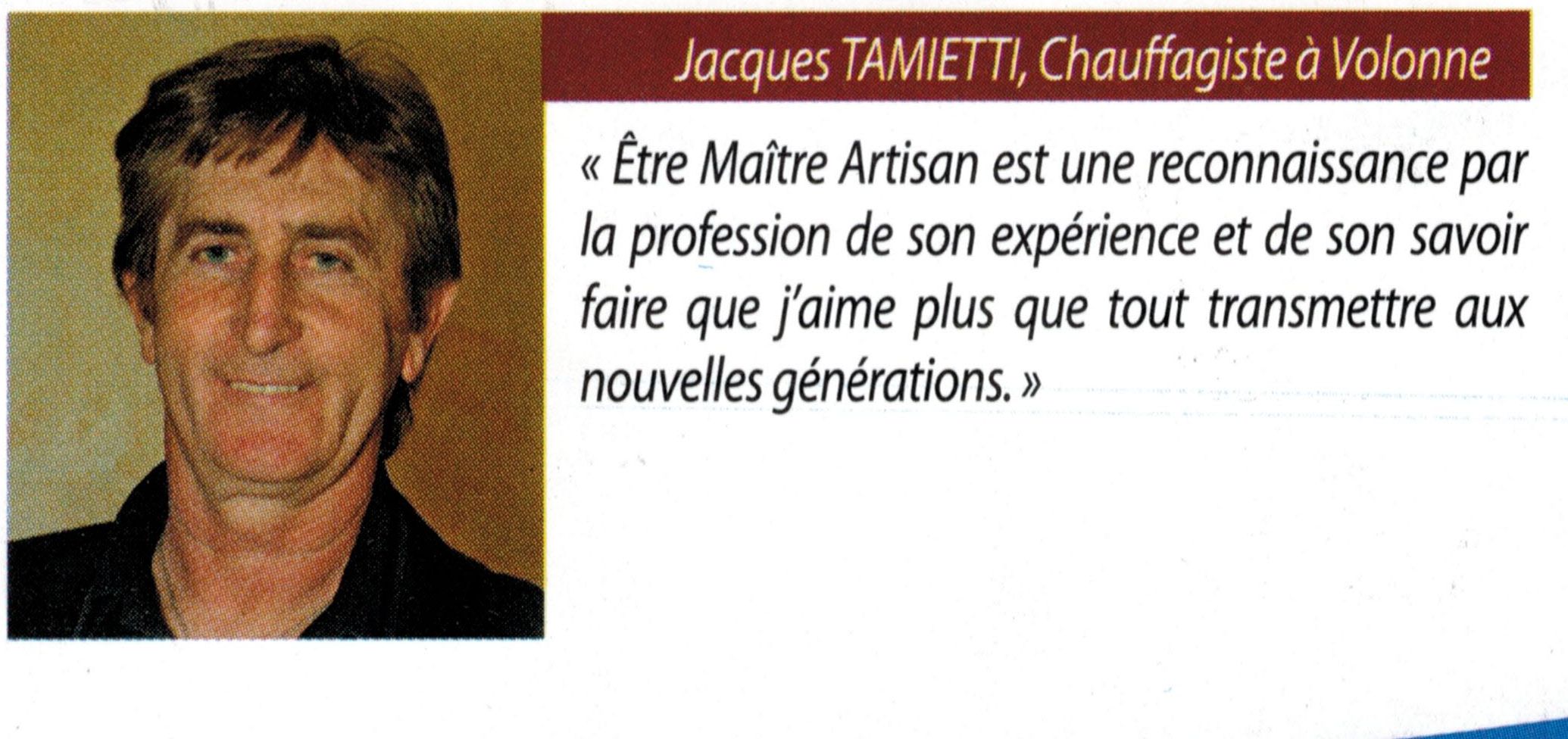 Jacques TAMIETTI CMA-TAMIETTI